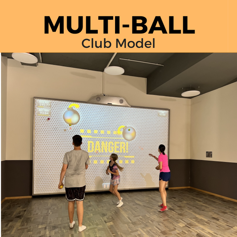 FITNESS GAME PRODUCTS / MULTI-BALL INTERACTIVE WALL